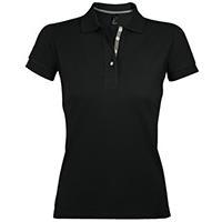 Sols Ženska majica sa kragnom i kratkim rukavima vel. M Portland Women Black 00575