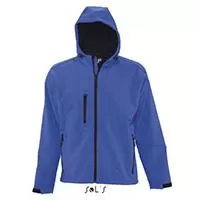 Sols Muška Softshell jakna sa kapuljačom Replay Blue veličina XXL 46602