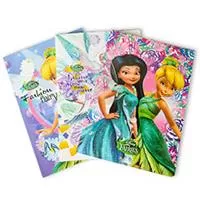 Male sveske u široke linije 10 komada - Disney Fairies