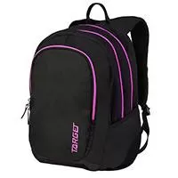 TARGET 3 ZIP - Ranac za školu BLACK Pampero Pink 26190