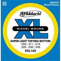 D Addario Set žica za električnu gitaru Super Light 9-46 EXL125