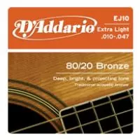 D Addario EJ10 žice za akustičnu gitaru 10-47