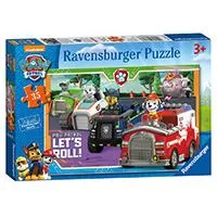 RAVENSBURGER Puzzle 35 delova Patrolne šape - Paw Patrol u akciji RA08617