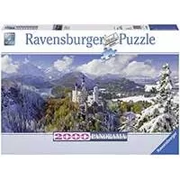 Puzzle 2000 delova - Zamak Nojšvanštajn - Ravensburger Art Panorama 16691