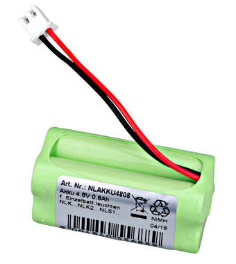 Baterije 4,8V 0,8Ah za autonomnu svetilj. NLK1.,NLK2.,NLS1..
zamenska baterija