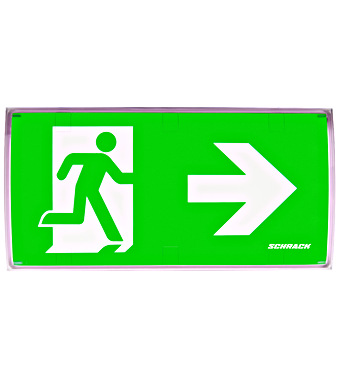 Panik svetiljka KC ERT-LED 230V zidna montaža
Exit sign: wall mounting, safety light: ceiling mounting, viewing distance: 30m, 520lm