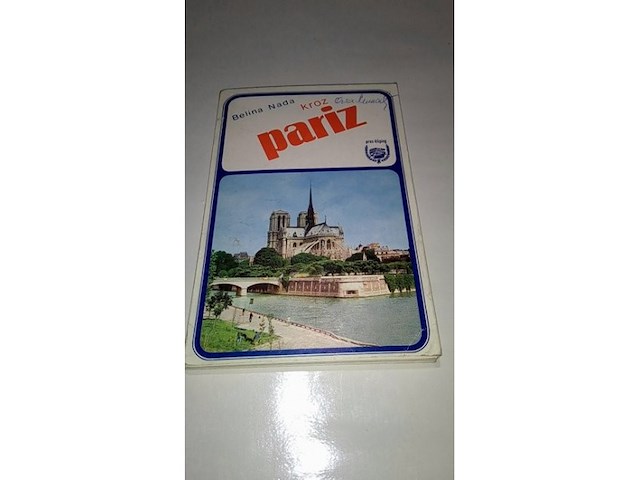 Belina Nada kroz Pariz vodic na srpskom iz 1979