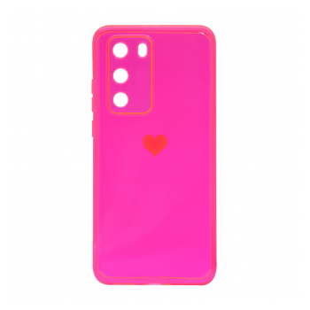 Maska Air Neon silicone za Huawei P40 pink