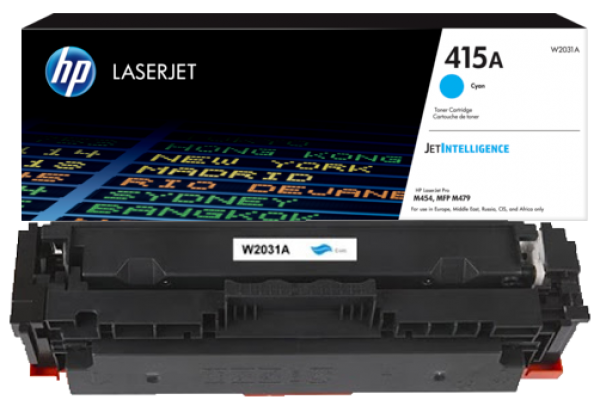 HP 415A Cyan LaserJet Toner Cartridge' ( 'W2031A' )