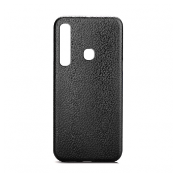 Maska Leather Look za Samsung A9/ A920F/ A9s (2018) crna.