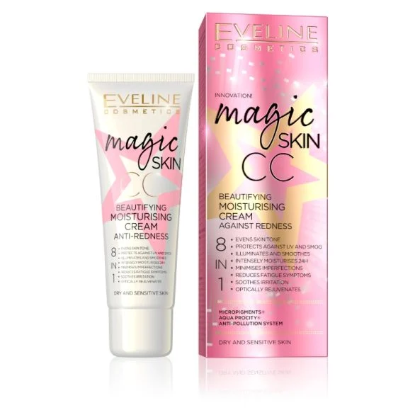 Eveline magic skin cc anti-redness 8in1 krema 50ml