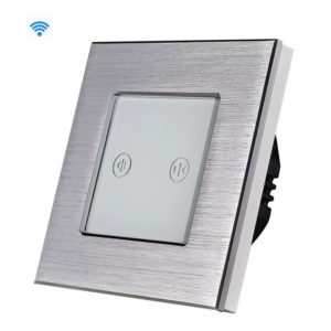 Wifi prekidač za roletne, zavese, aluminijumski panel srebrna