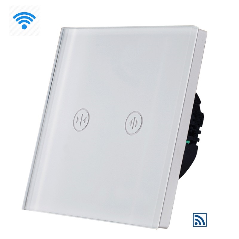 Wifi pametni prekidač za roletne, zavese, stakleni panel, ugradni