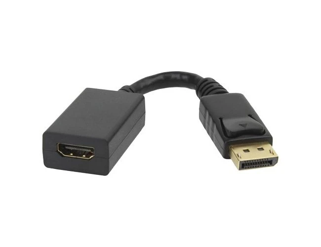 RED adapter Display Port (muški) na HDMI (ženski) 0.10m crni