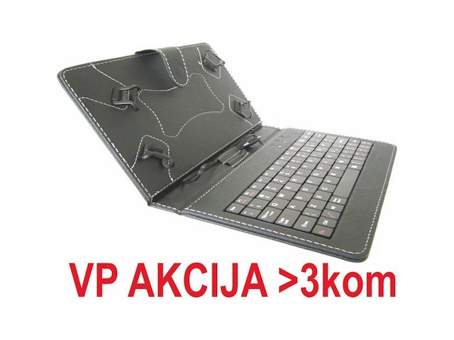 TA-PCK7-BLACK ** Gembird US Tastatura za 7 Tablet PC sa futrolom, sa micro USB konektorom(455)