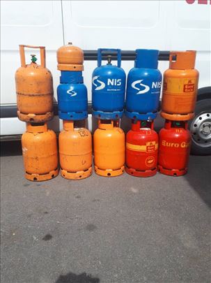 Plinske boce 2, 3, 5, 10 i 35 kg, delovi i oprema