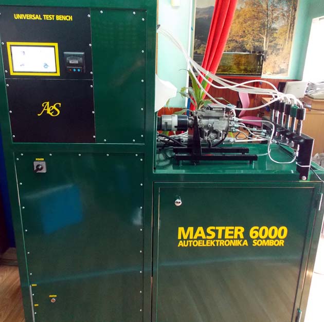 Masina za testiranje dizni i pumpi Master 6000