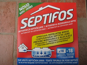 SEPTIFOS, Bioloski razgradjivac septickog otpada u prahu