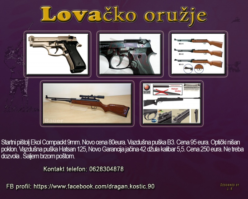 Startni pištolj Ekol Compackt 9mm na prodaju