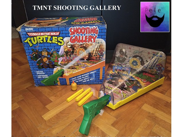 TMNT Shooting Gallery Playtime 1992. - RARITET