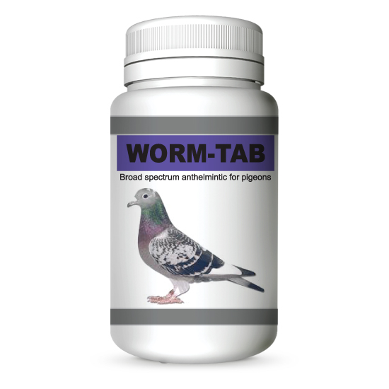 WORM TAB – tablete za gliste kod golubova-100 tableta