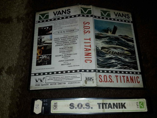 S.O.S. Titanic VHS