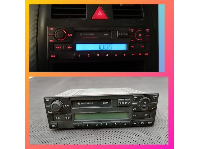 BETA radio kasetofon za Volkswagen