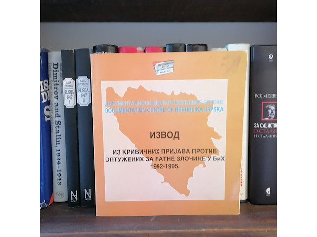 Izvod iz krivičnih prijava protiv optuženih za ratne