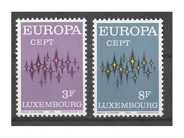 Europa CEPT - Luksemburg 1972