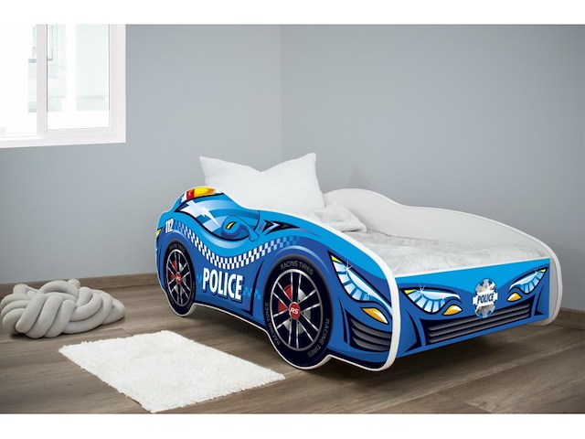 Dečiji krevet Racing Car Police 160x80