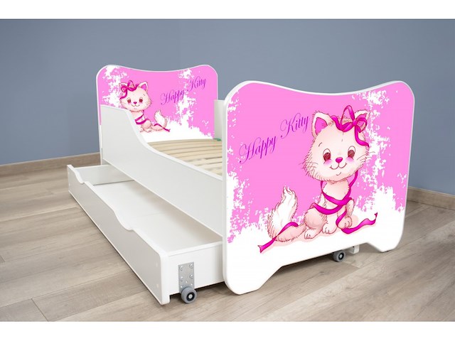 Dečiji krevet Happy Kitty+ fioka Happy Kitty 160x80