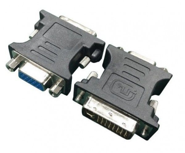GEMBIRD A-DVI-VGA-BK Adapter DVI-A 24-pin male to VGA 15-pin HD (3 rows) female, black DVI-I