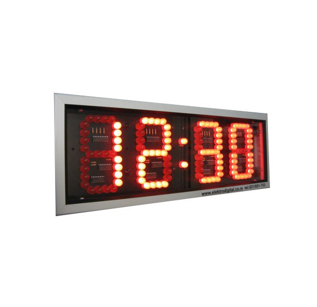Serijski Digitalni led sat sa RS232 sinhronizacijom CLSER100