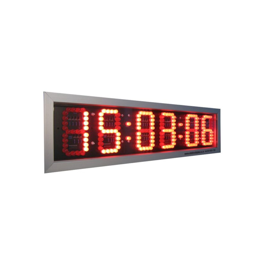Serijski Digitalni led sat sa RS232 sinhronizacijom CLSER100-6D