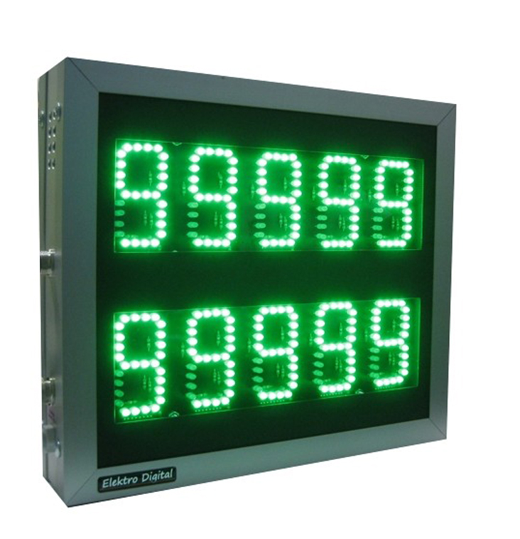 Digitalni brojač proizvoda CO60-5D zelena DVOREDNA