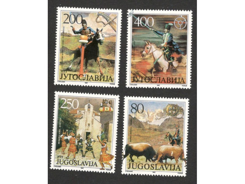 JUGOSLAVIJA - SERIJA - MNH MARKE-1987. g (577)