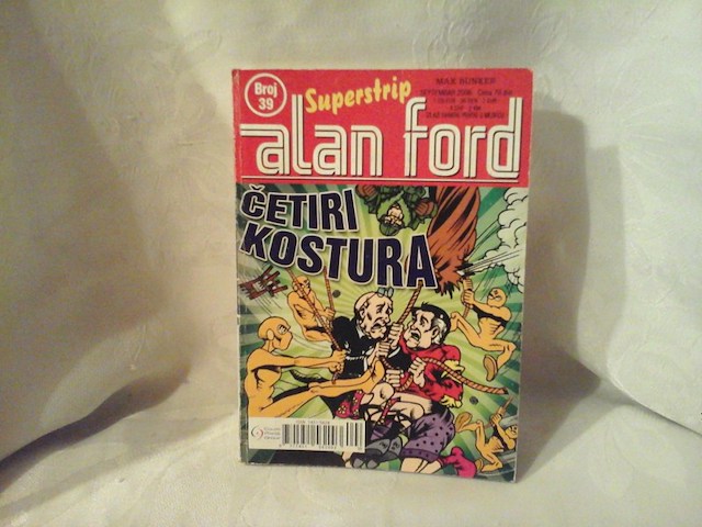 Alan Ford broj 39 Četiri kostura