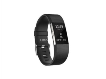 Pametni sat Fitbit Charge 2-Fitbit Charge 2 Black Silver S-