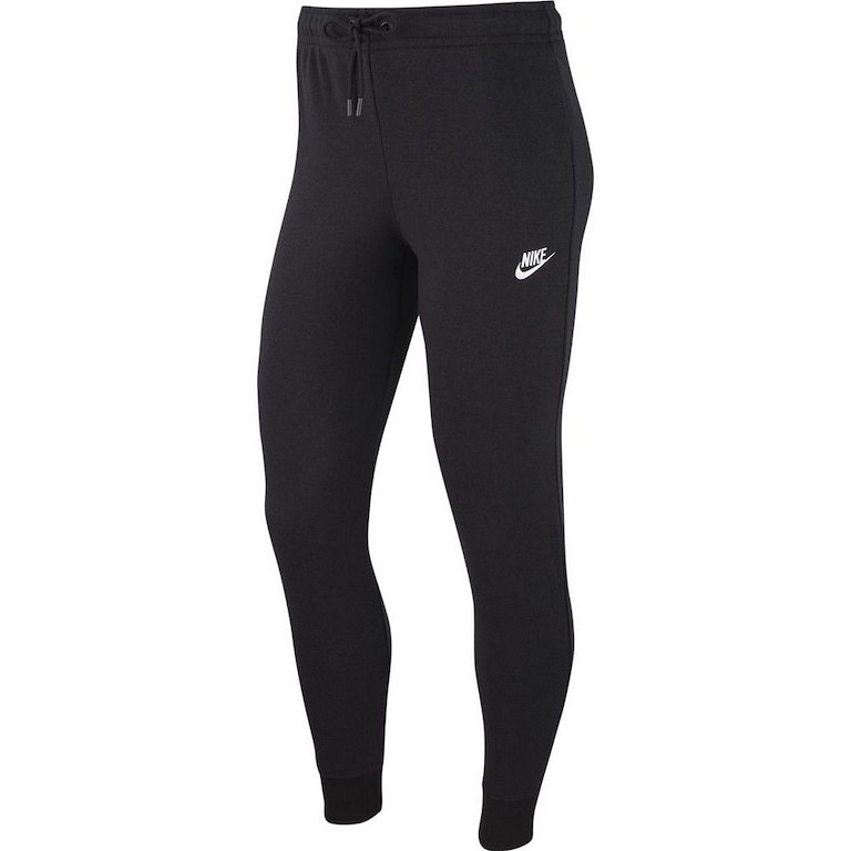 Nike SPORTSWEAR ESSENTIAL MID-RISE FLEECE PANTS, ženske helanke, crna