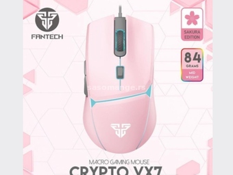 Mis Gaming Fantech VX7 Crypto Sakura -NOVO