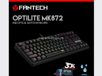 Tastatura Gaming Fantech MK872 RGB Optilite crna