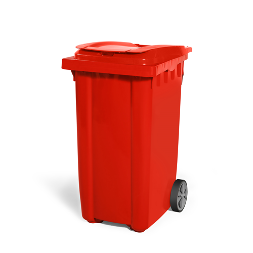 Kontejner za smeće 240 litara-crveni