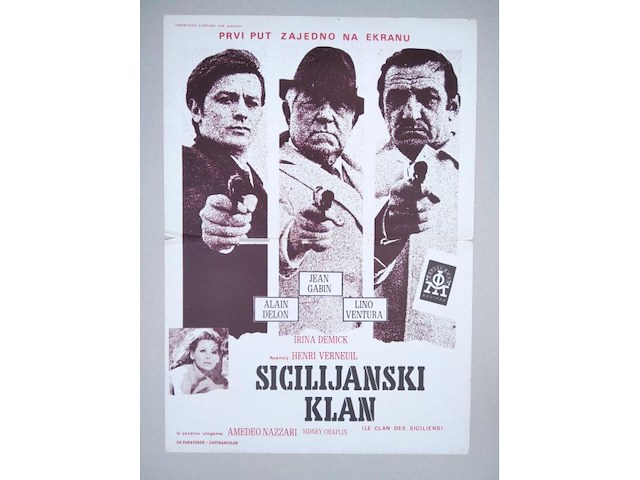 Sicilijanski Klan / The Sicilian Clan,  1969 god.