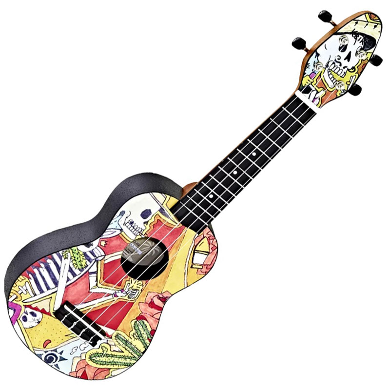 Ortega K2-EM soprano ukulele pack