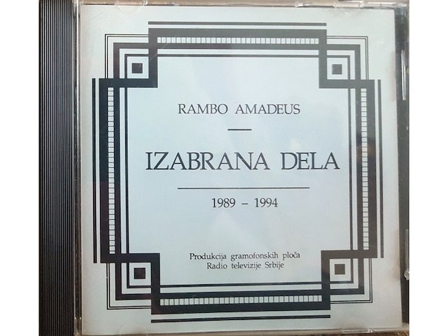 CD: RAMBO AMADEUS - IZABRANA DELA 1989-1994