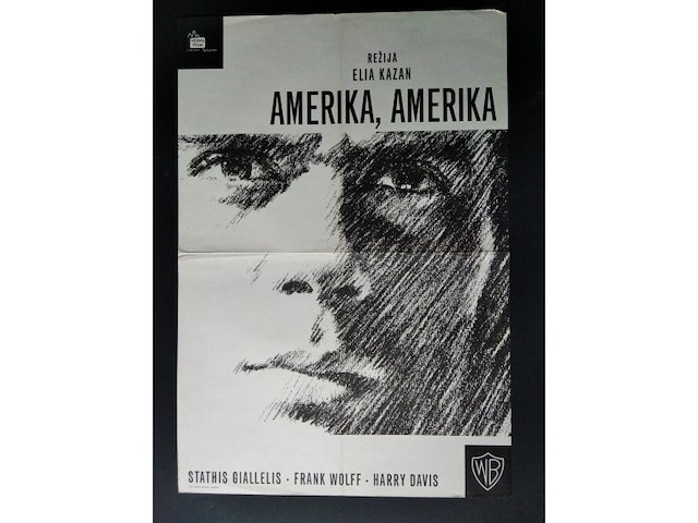 Amerika, Amerika / America America, 1963 g. Retko !!!