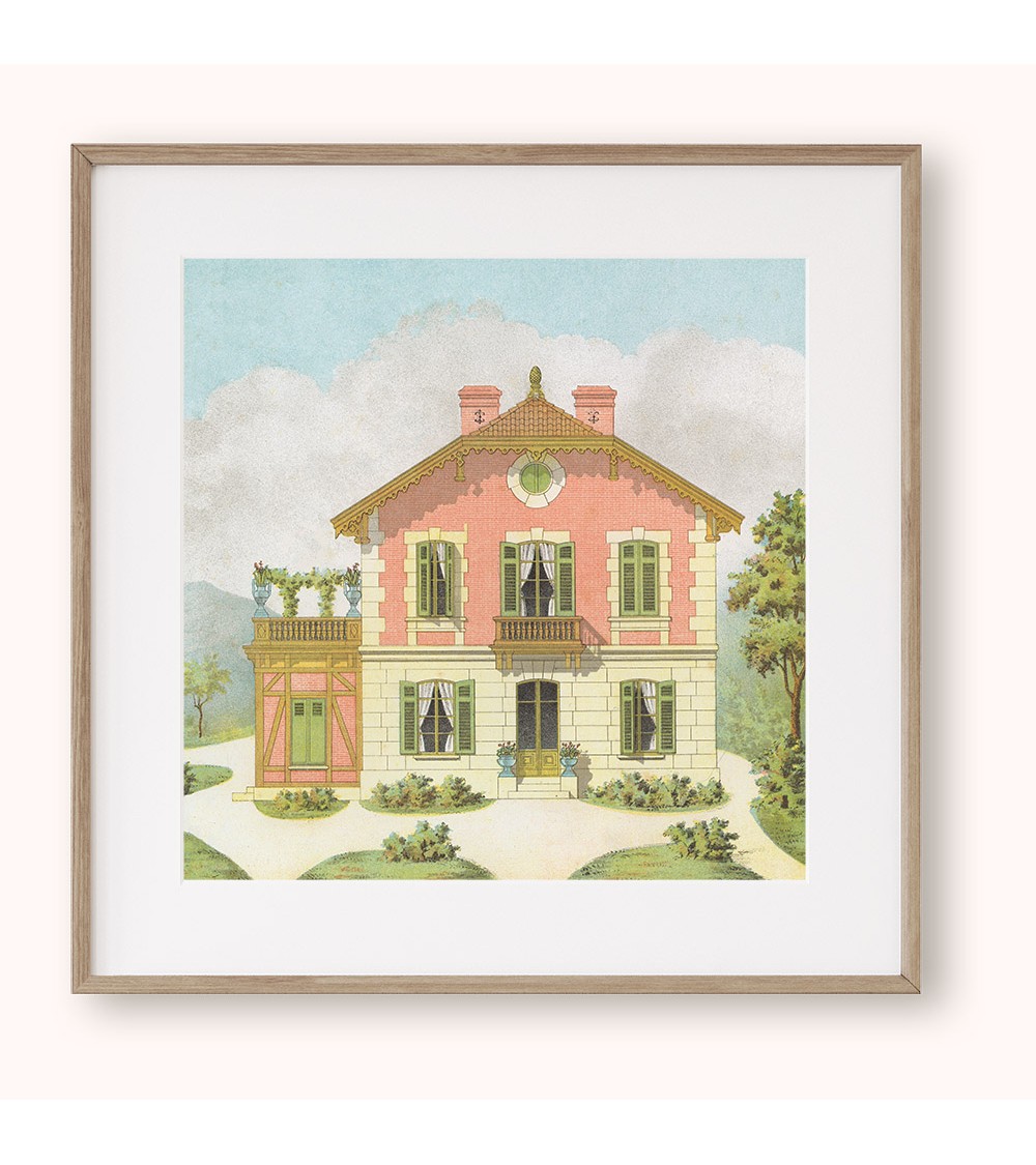 ARHITEKTONSKI PROJEKAT VILE U PARIZU žikle print na premium papiru (art. p-5477)