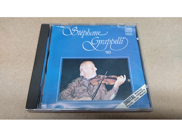 Stephane Grappelli ‎– Stephane Grappelli `80