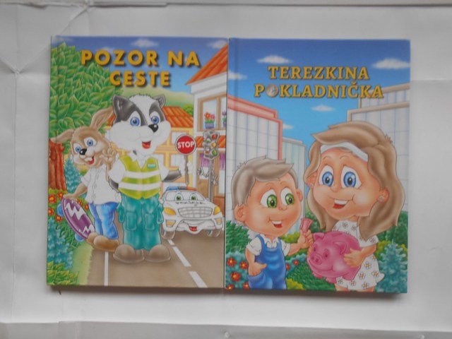 Slikovnice, 2 kom., slovački, Terezkina pokladnička