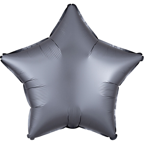 3991802
18″ Foil Star Satin Luxe Graphite